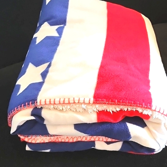 Bedding | Set Of 2 Patriotic Sherpa Throw Blankets Extra Large 8x60 ...